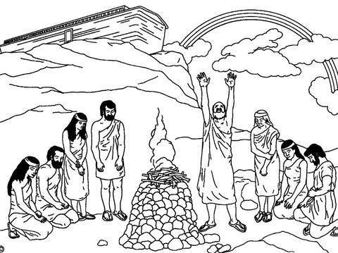 Firm Foundations Bible Pictures Line Drawings (Print Set ...